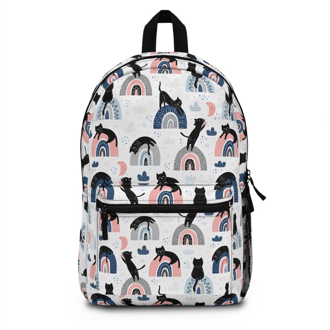 Cat Backpack, Unisex School Backpack, Back to School, Laptop Backpack ...