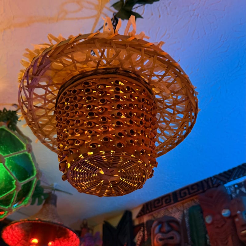 Tiki Lamp - Etsy