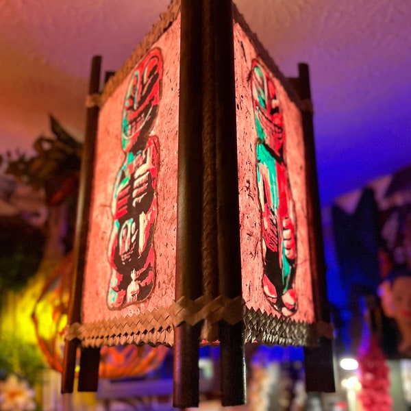 Tiki Lamp - Etsy