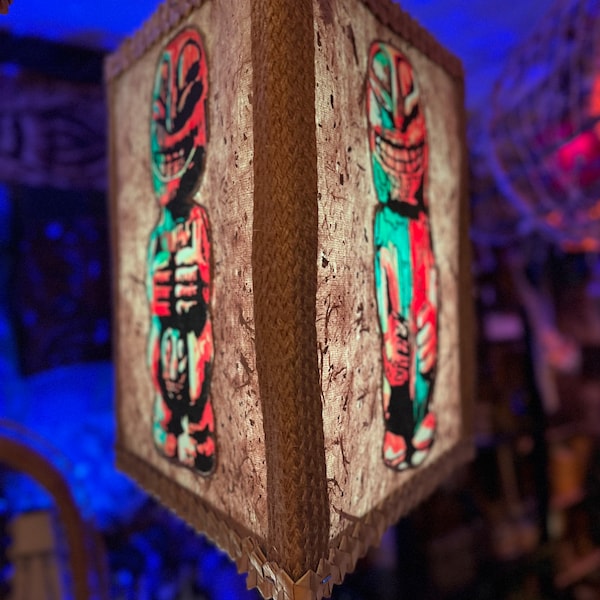 Tiki Lamp - Etsy