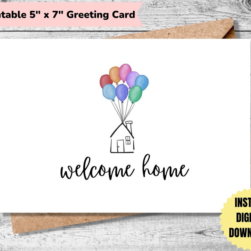 Welcome Home Card - Etsy