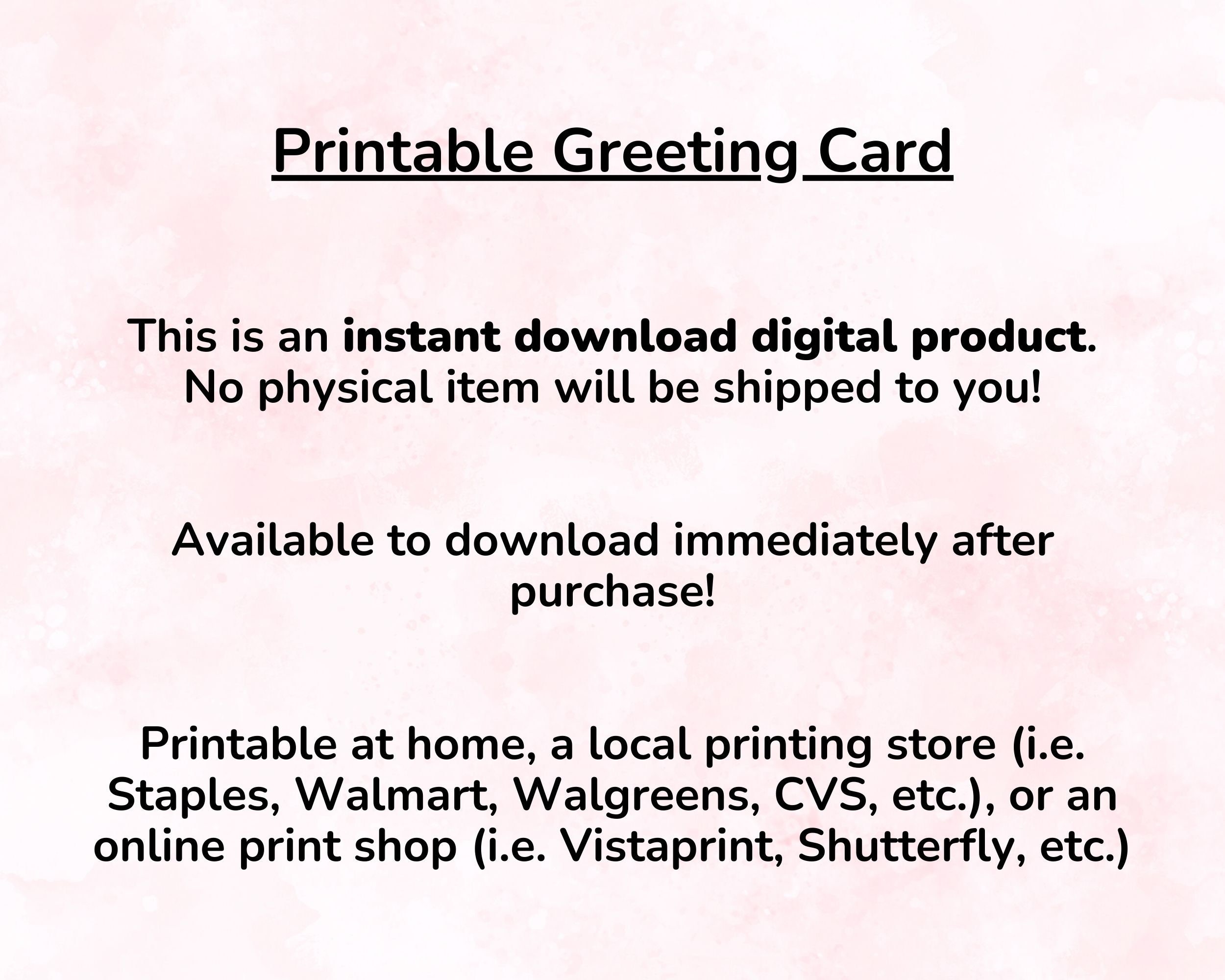 Printable Greeting Card | FRIENDS Tv Show Card | I'll Be There for You ...