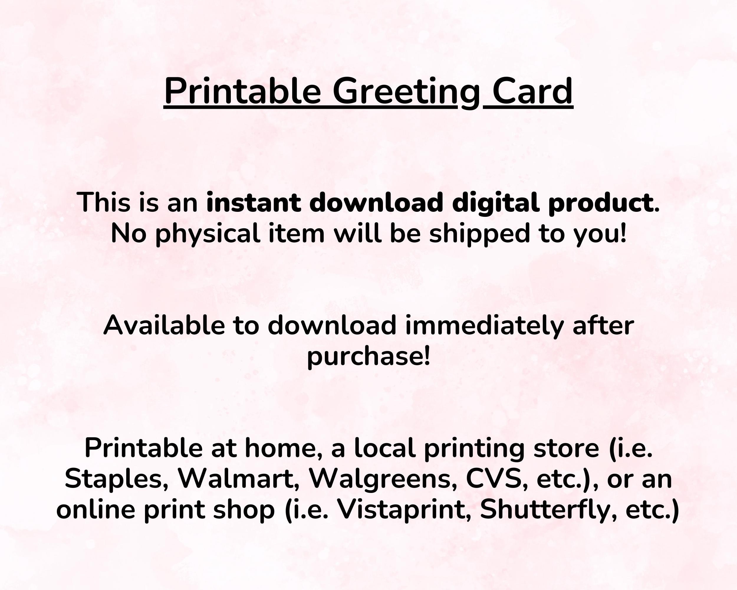 Printable Greeting Card | FRIENDS Tv Show Card | Joey Tribbiani ...