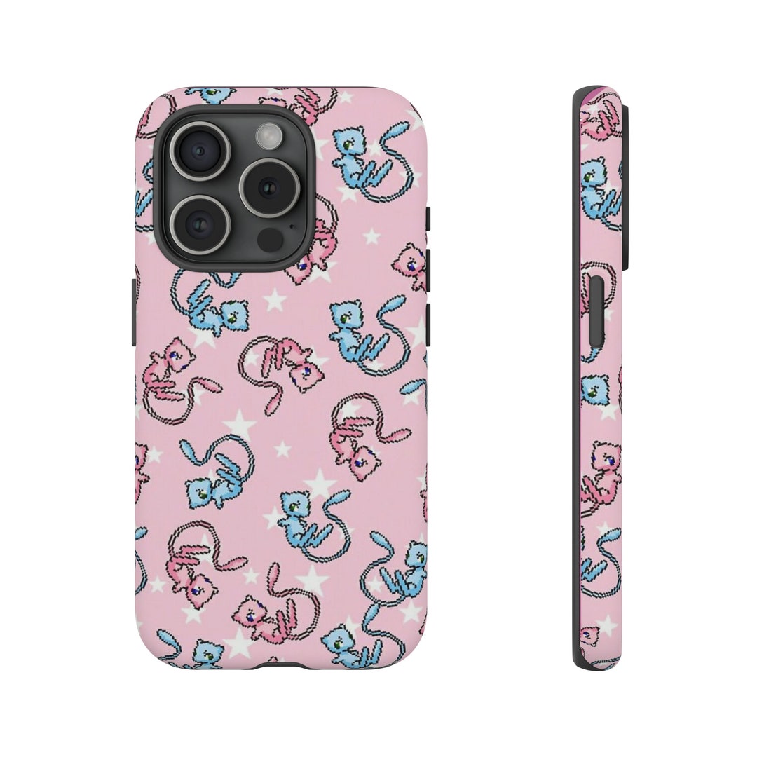 Pixel Art Style Cute Pink Aesthetic Hard Shell Impact Resistant iPhone ...