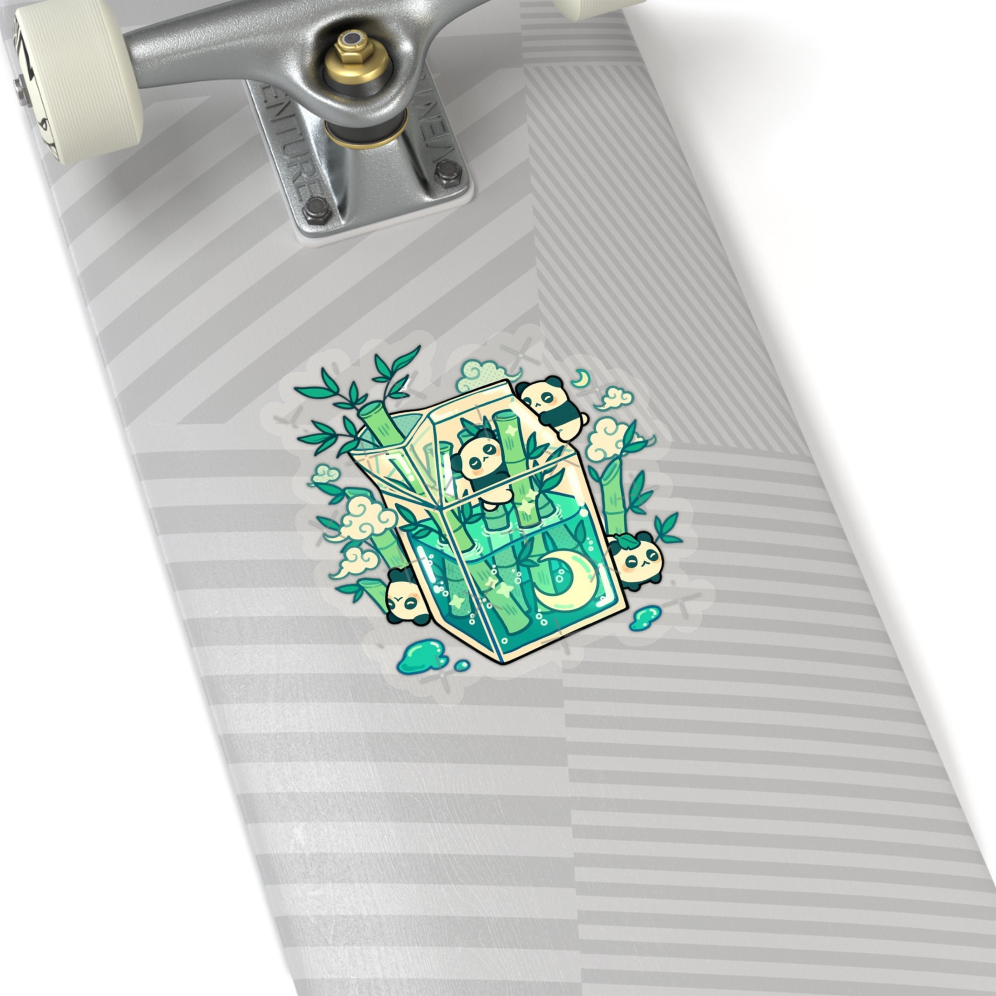 Cute Panda Milk Tea Bubble Tea Vinyl Sticker Decal for Laptop - Etsy