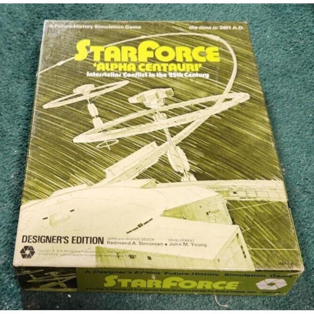 1974 SPI Starforce Alpha Centauri Designer's Edition Board Game ...