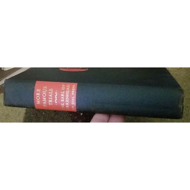 1937 MORE FAMOUS TRIALS Frederick Edwin Smith Earl of - Etsy