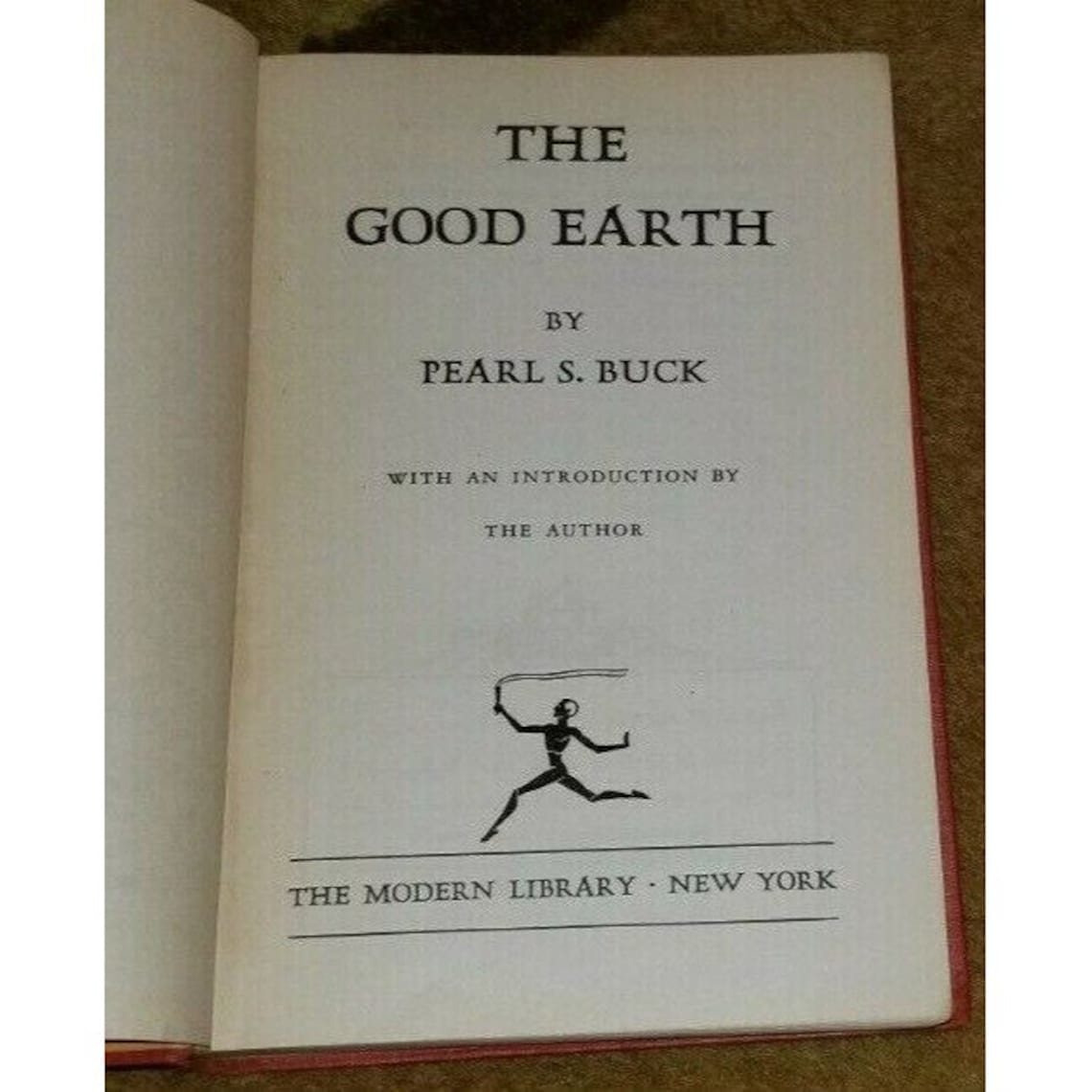 The God Earth Pearl S Buck Modern Library Heroic Story of Man's ...