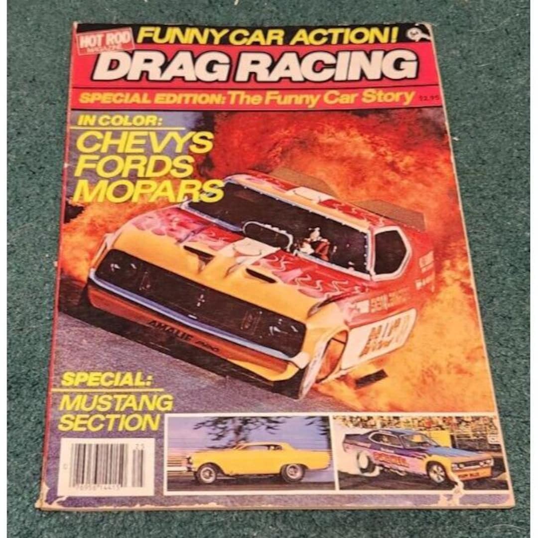 1982 Hot Rod Magazine Drag Racing the Funny Car Story Chevys Fords ...