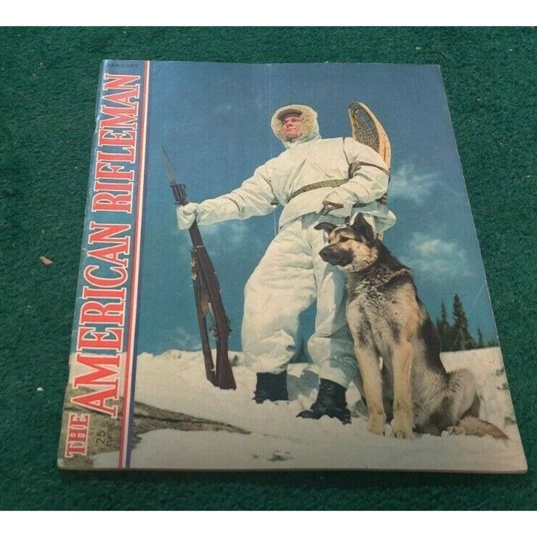 1944 Jan AMERICAN RIFLEMAN Magazine NRA Automatic Pistol Designs ...