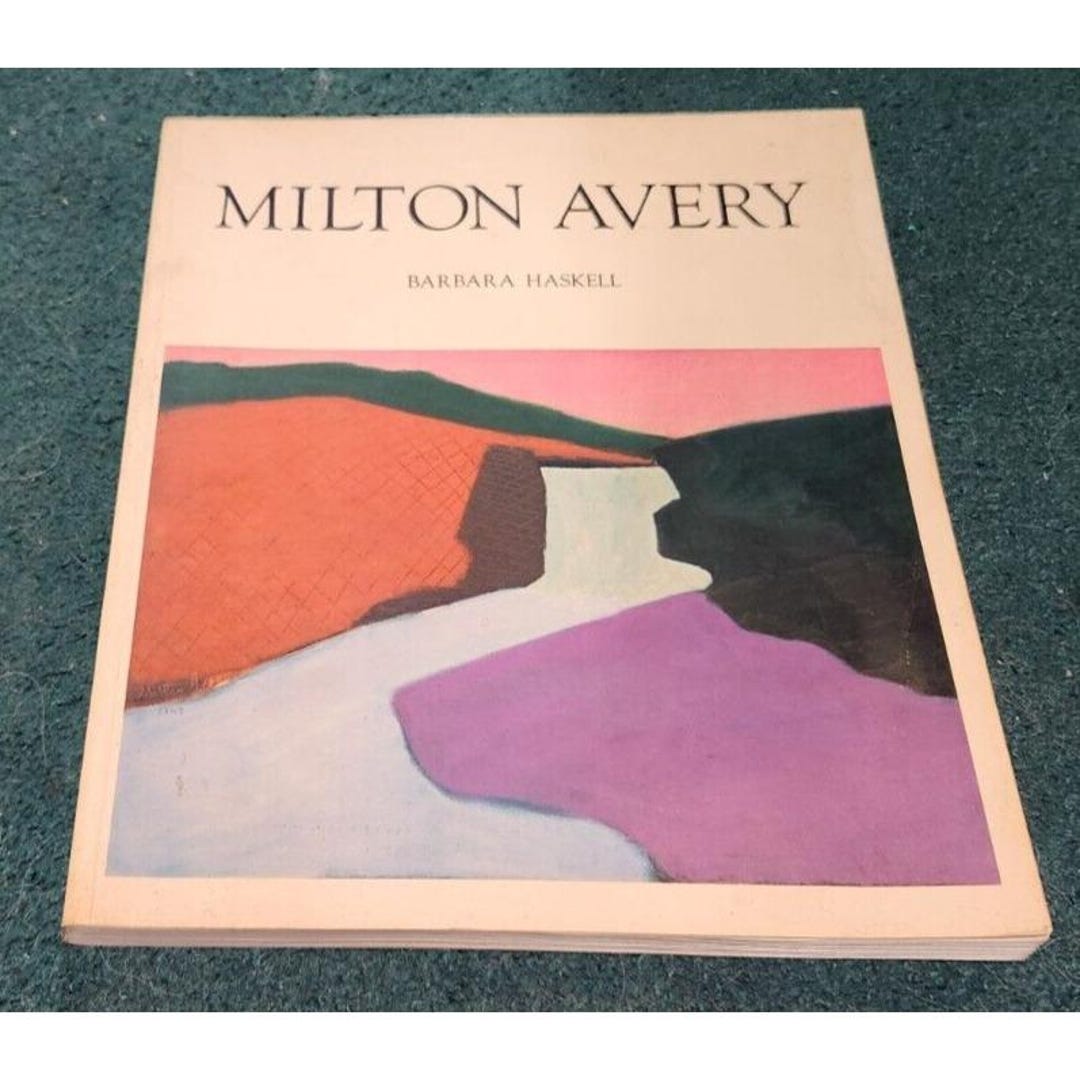 1982 MILTON AVERY Whitney Museum of American Art by Barbara Haskell 1st ...