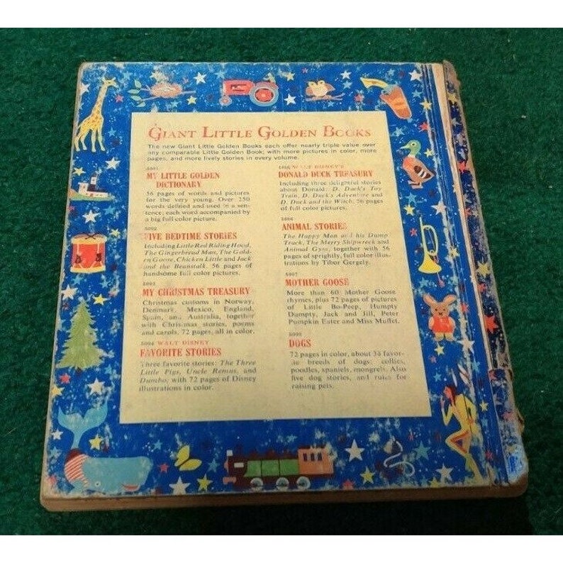 1957 MOTHER GOOSE Giant Little Golden Book Illus Violet Lamont 1st ...