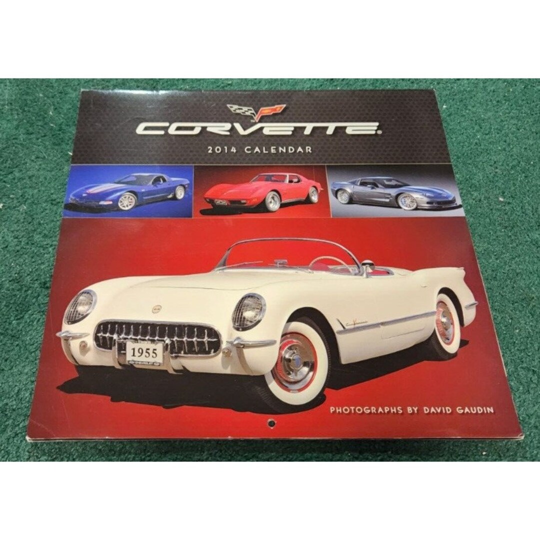 2014 Official Chevrolet Corvette 12 Month Calendar GM David Gaudin - Etsy