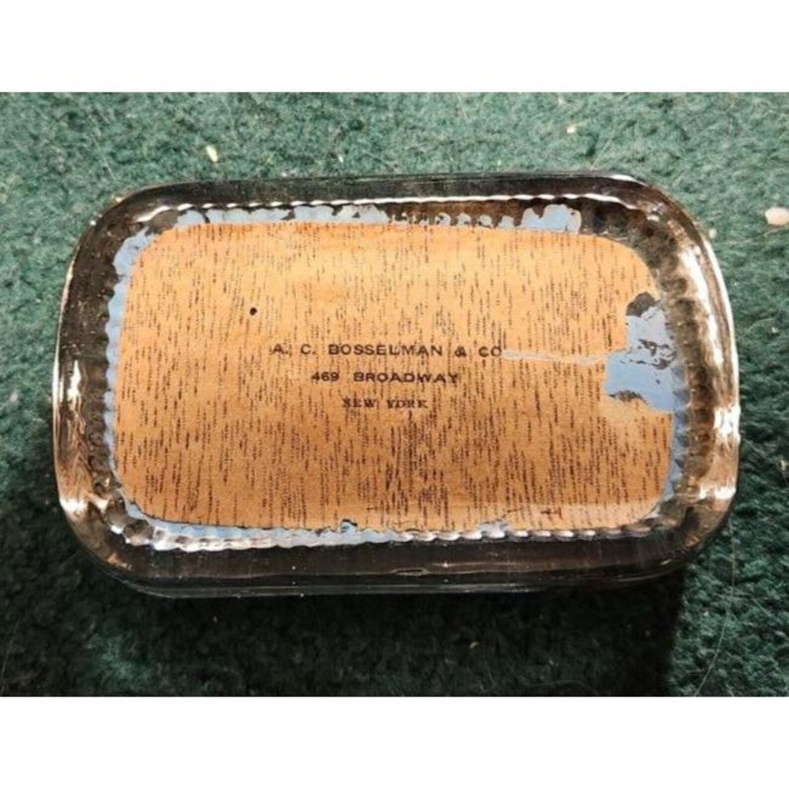 Vintage A.C. Bosselman & Co Statue of Liberty Rectangular Paperweight ...
