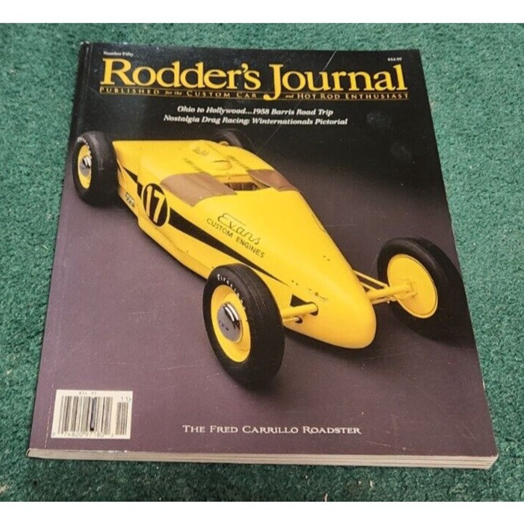RODDER'S JOURNAL MAGAZINE Issue No. 50 Barris Kustoms Jim Farley Drag ...
