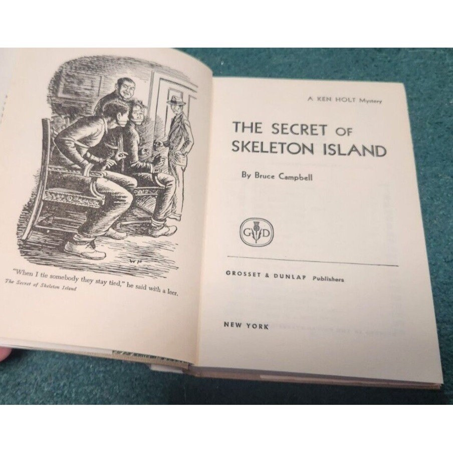 1949 the Secret of Skeleton Island Ken Holt Mystery Bruce Campbell Hc/dj - Etsy