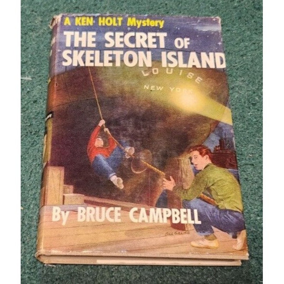 1949 the Secret of Skeleton Island Ken Holt Mystery Bruce Campbell Hc/dj - Etsy