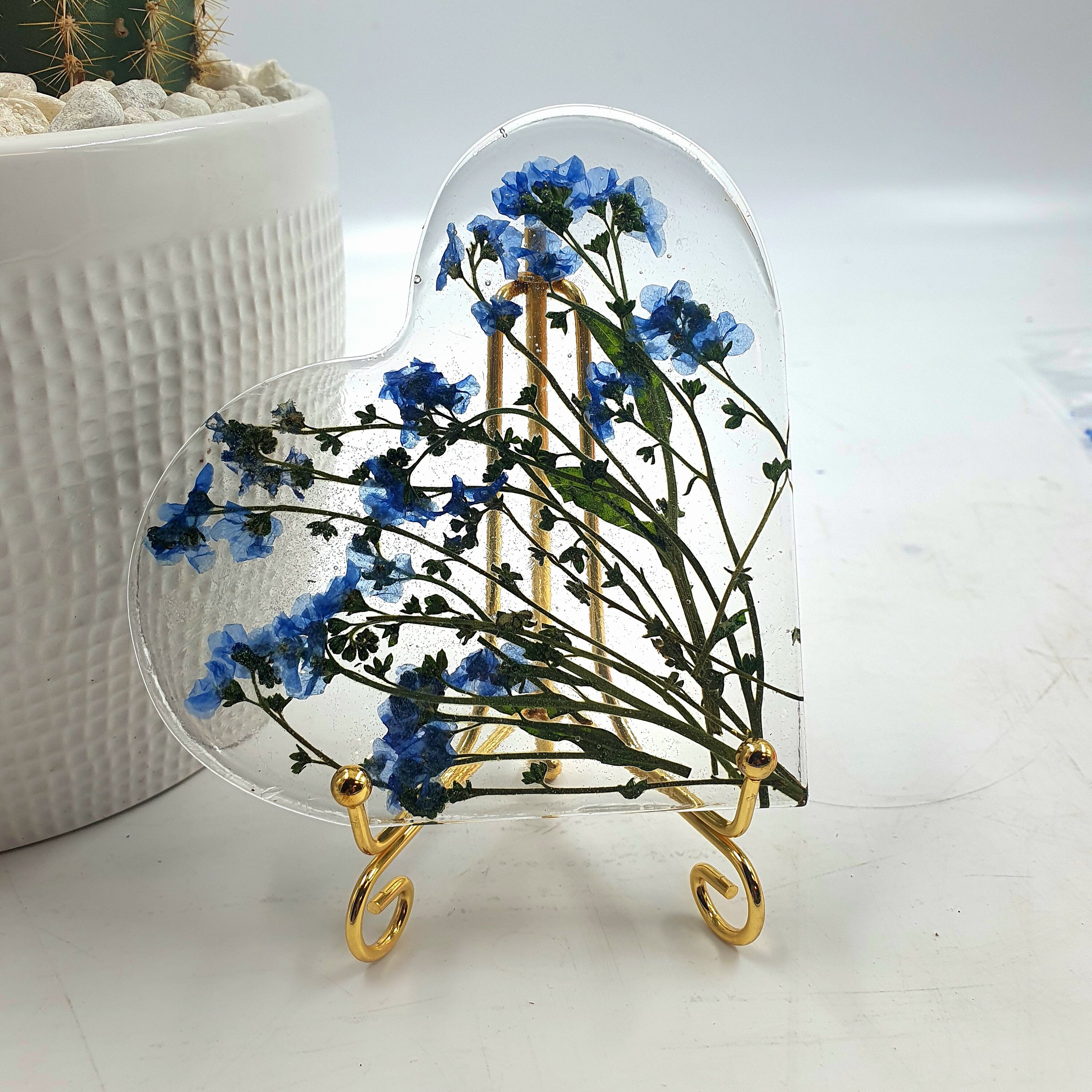 Heart Shaped Decorative Plaque Display 4.6 X 4.3 X 0.4 Inches, With ...