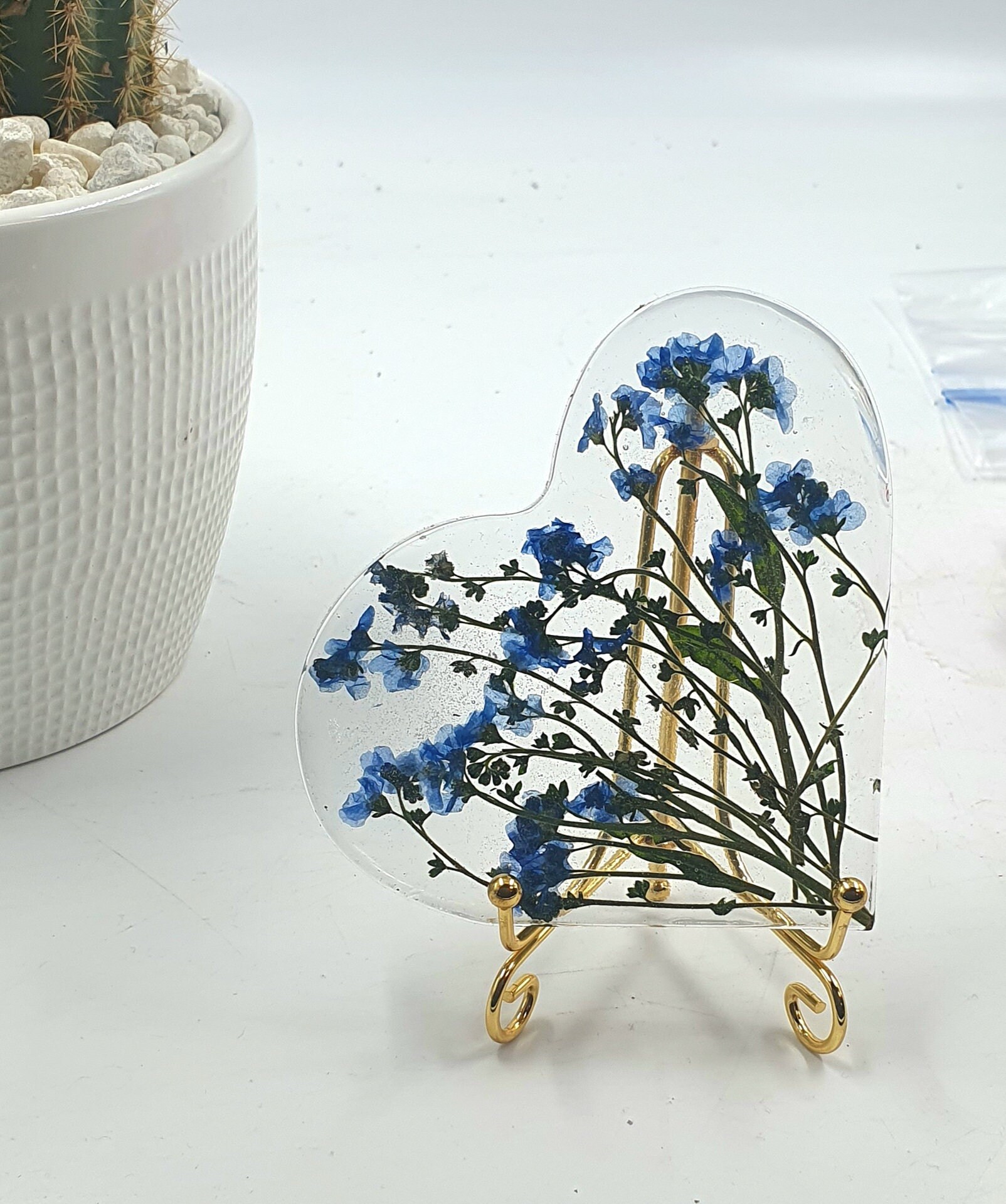 Heart Shaped Decorative Plaque Display 4.6 X 4.3 X 0.4 Inches, With ...