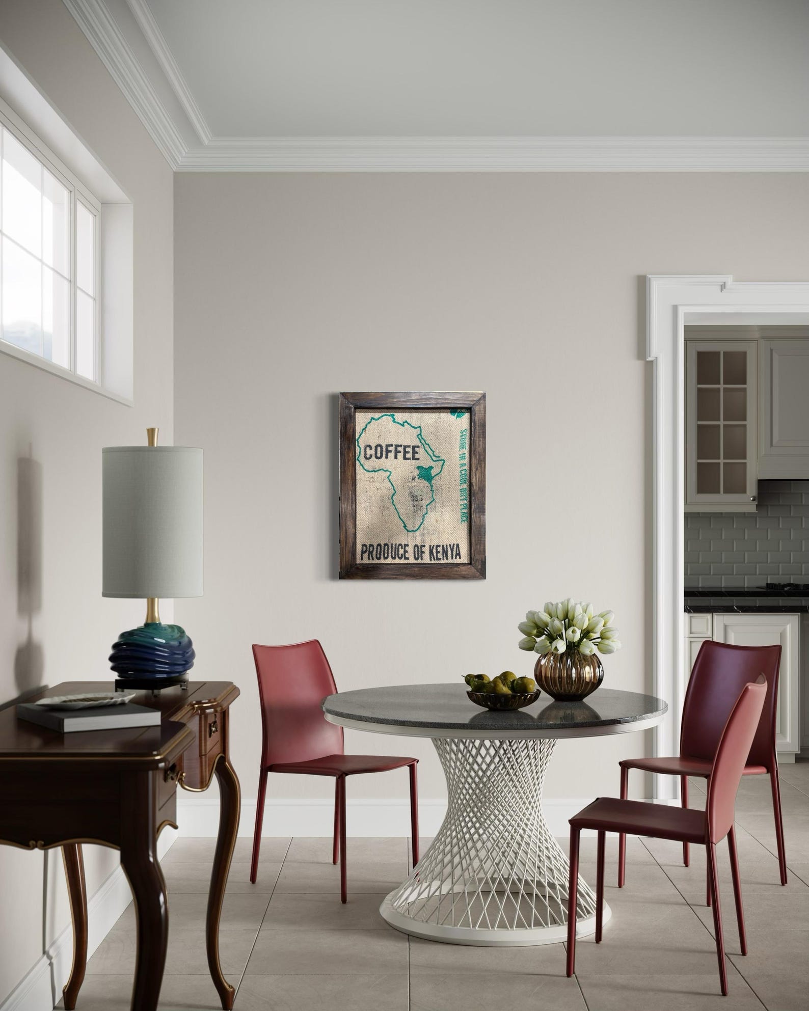 Handcrafted Coffee Sack Wall Art. Espresso Stained Custom Pine Wood ...