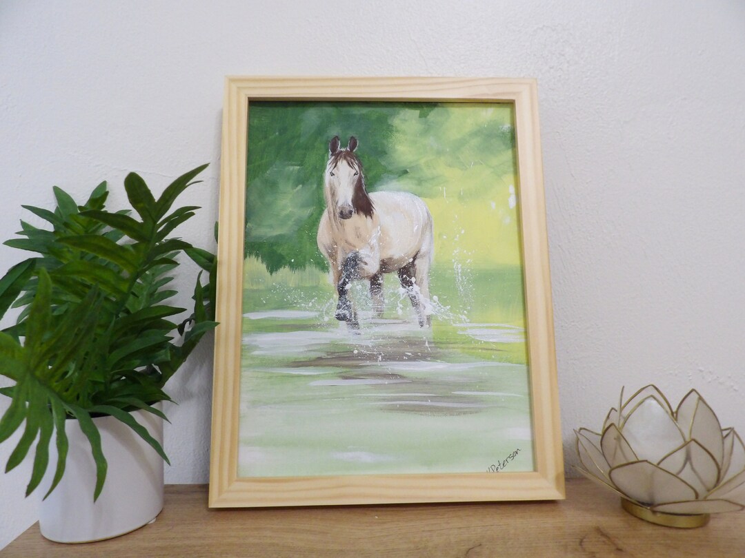 Printable Art Digital Download Buckskin Horse - Etsy