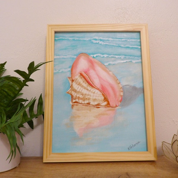 Conch Shell Art - Etsy