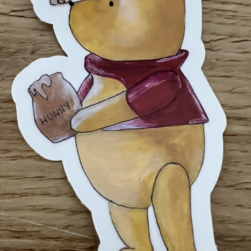 Winnie the Pooh Sticker - Etsy