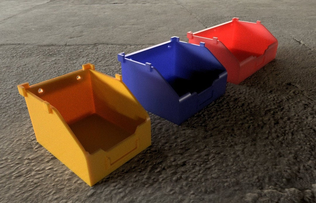 3 Size Container for Warehouse Stl File - Etsy