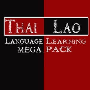 Thai and Lao Language Learning MEGA Pack!!! - Etsy