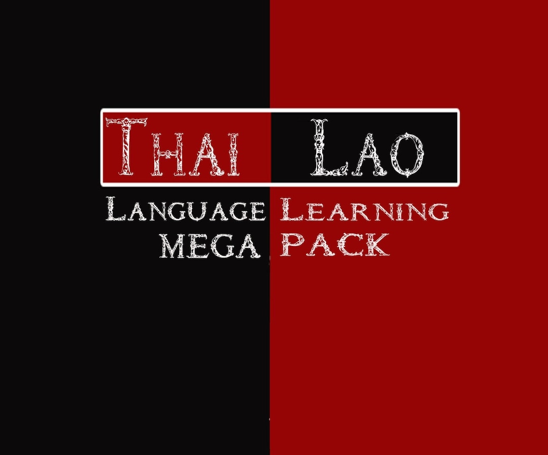 Thai and Lao Language Learning MEGA Pack!!! - Etsy