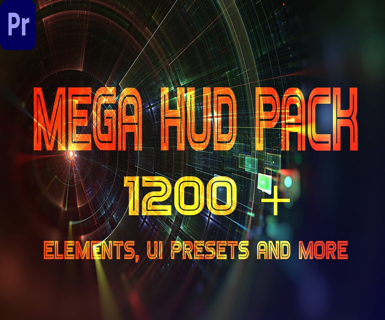 Premiere Pro 1200+ HUD Elements Pack With Preset UI Screens. 8GB RAR ...
