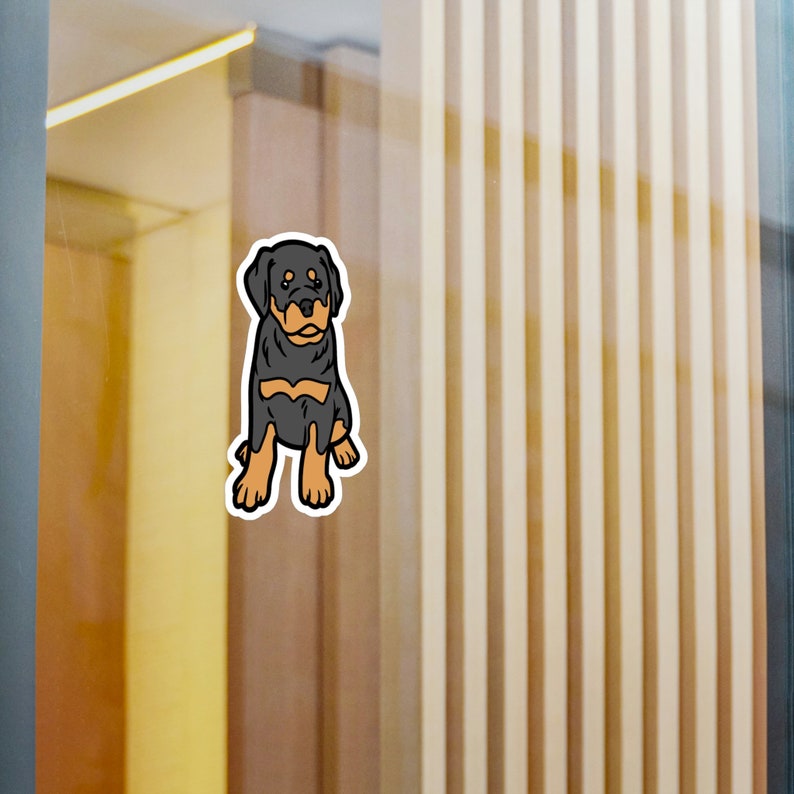 Rottweiler Puppy Vinyl Decal Sticker - Etsy