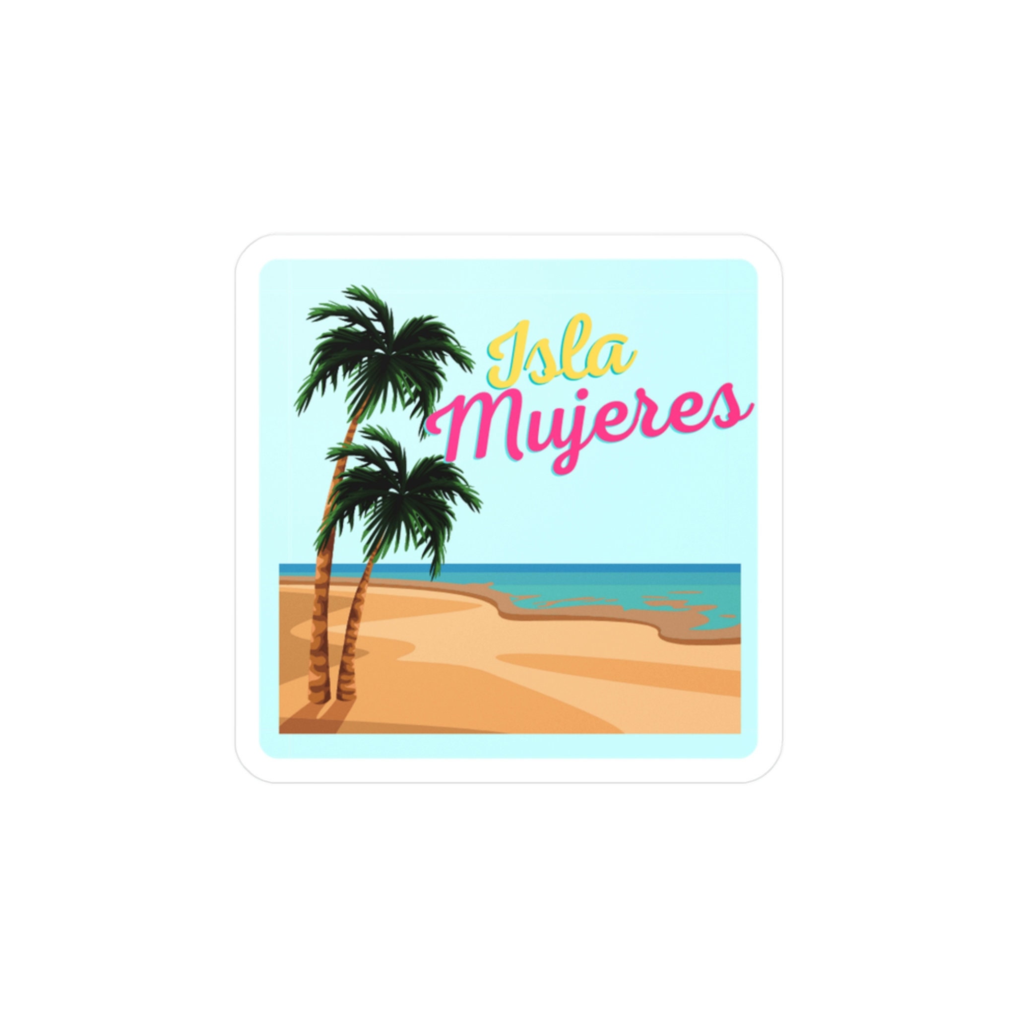 Isla Mujeres Vinyl Decal Sticker - Etsy