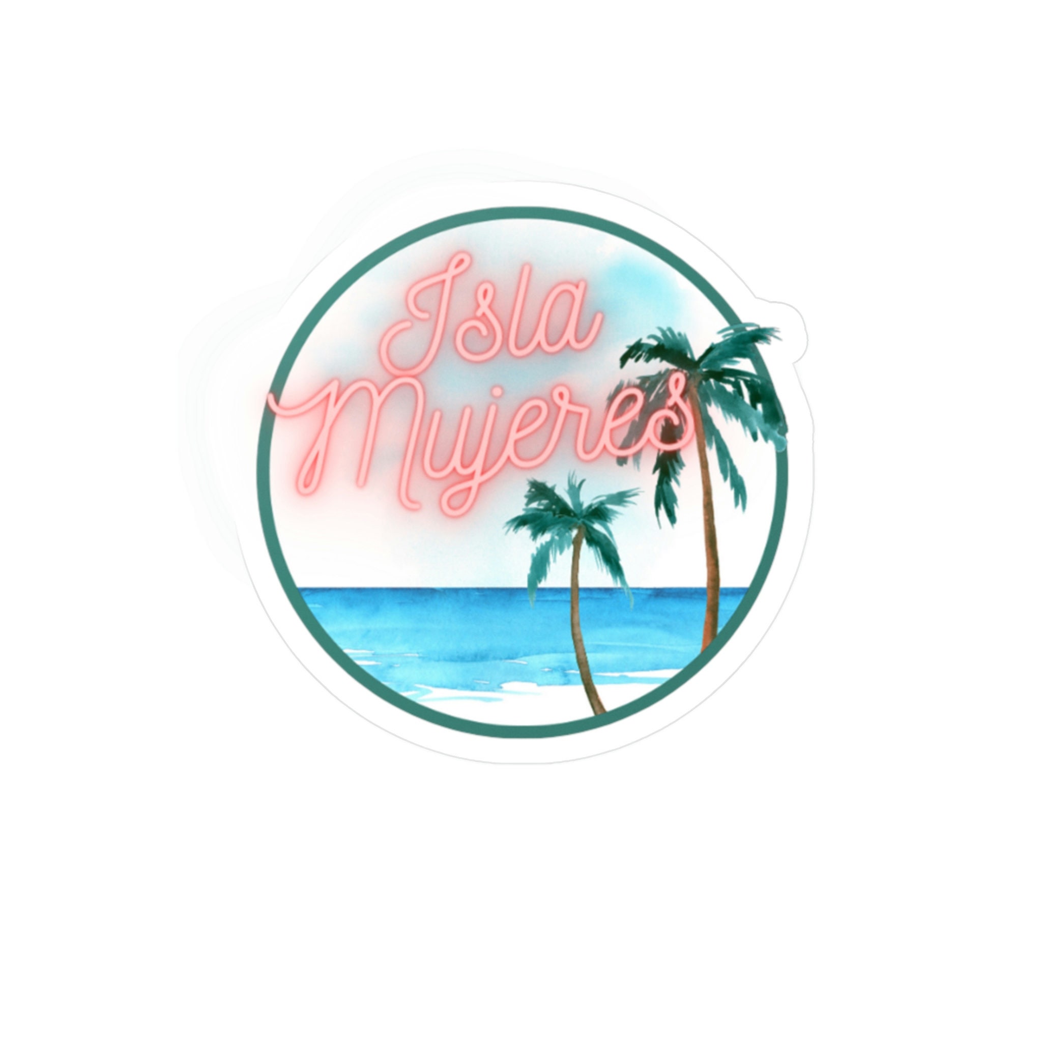 Isla Mujeres Vinyl Decal Sticker - Etsy