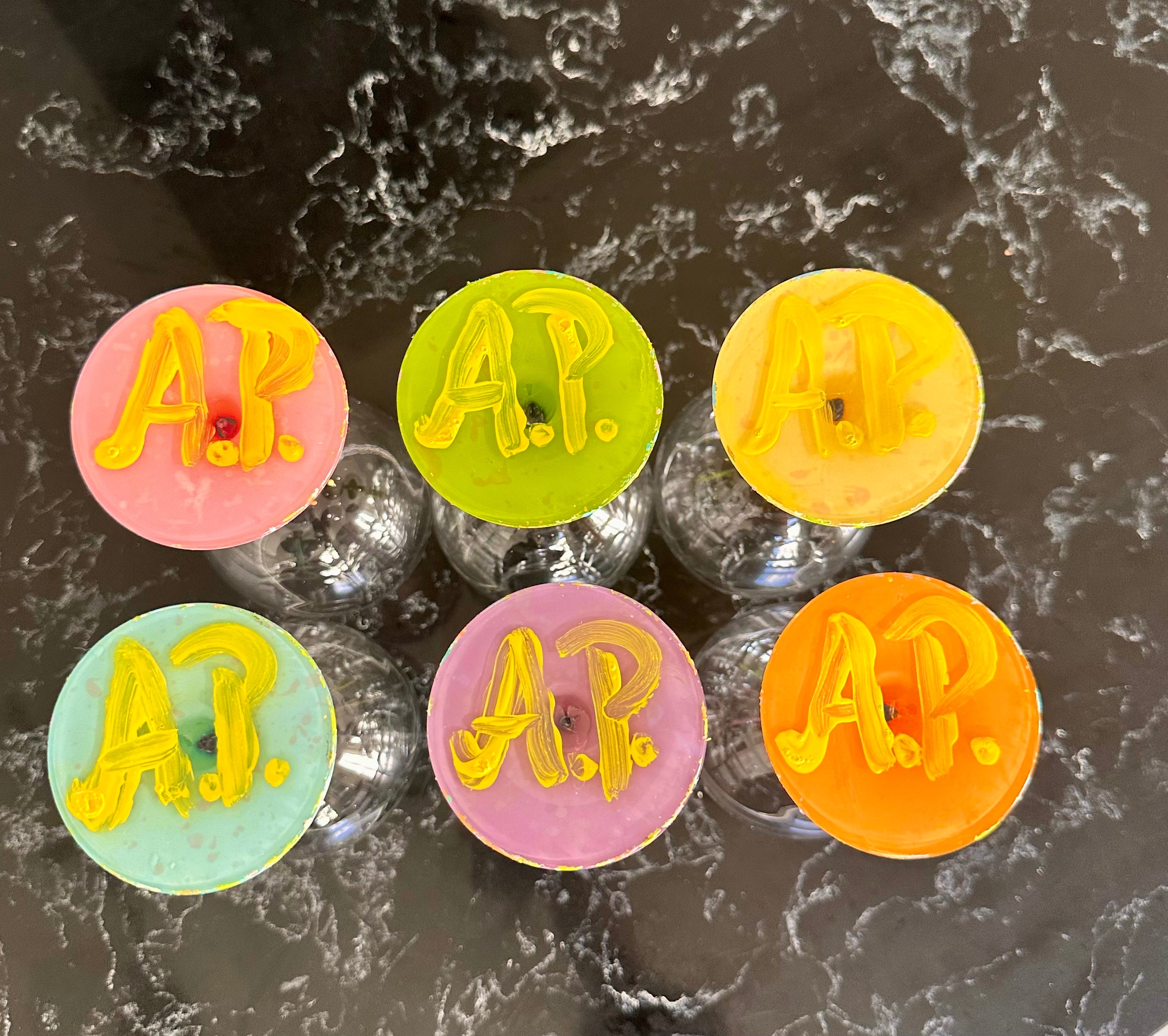 Splatter Paint Wine Glasses - Etsy