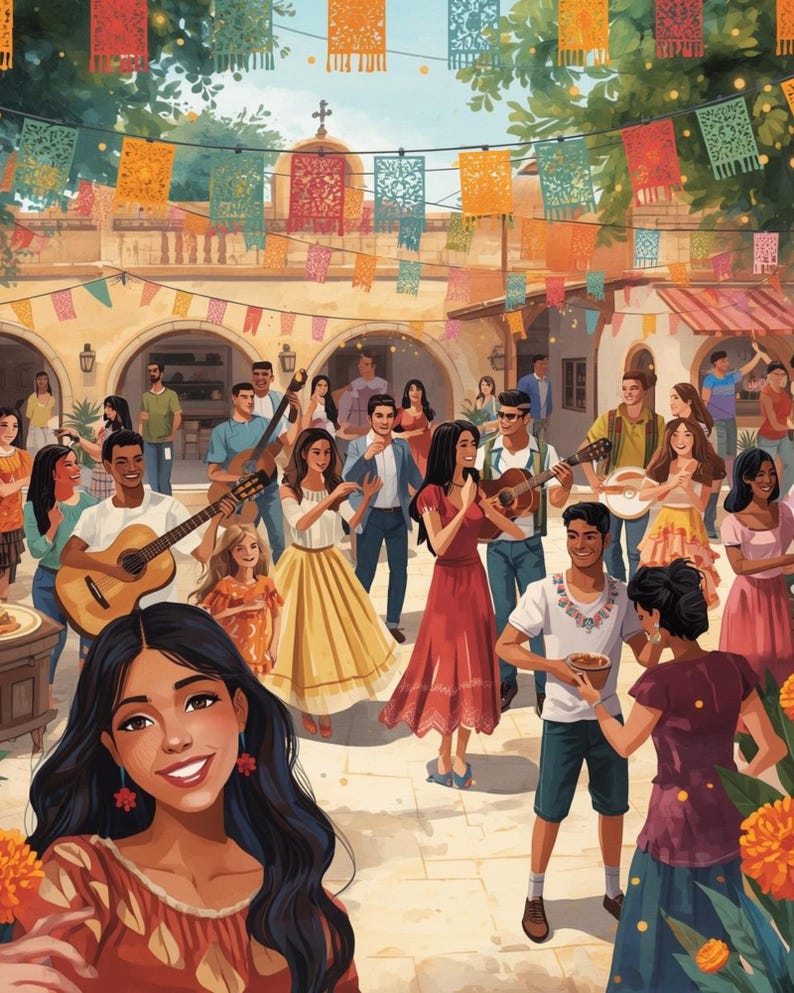 Celebrate Hispanic Heritage Month - Digital Art - Etsy
