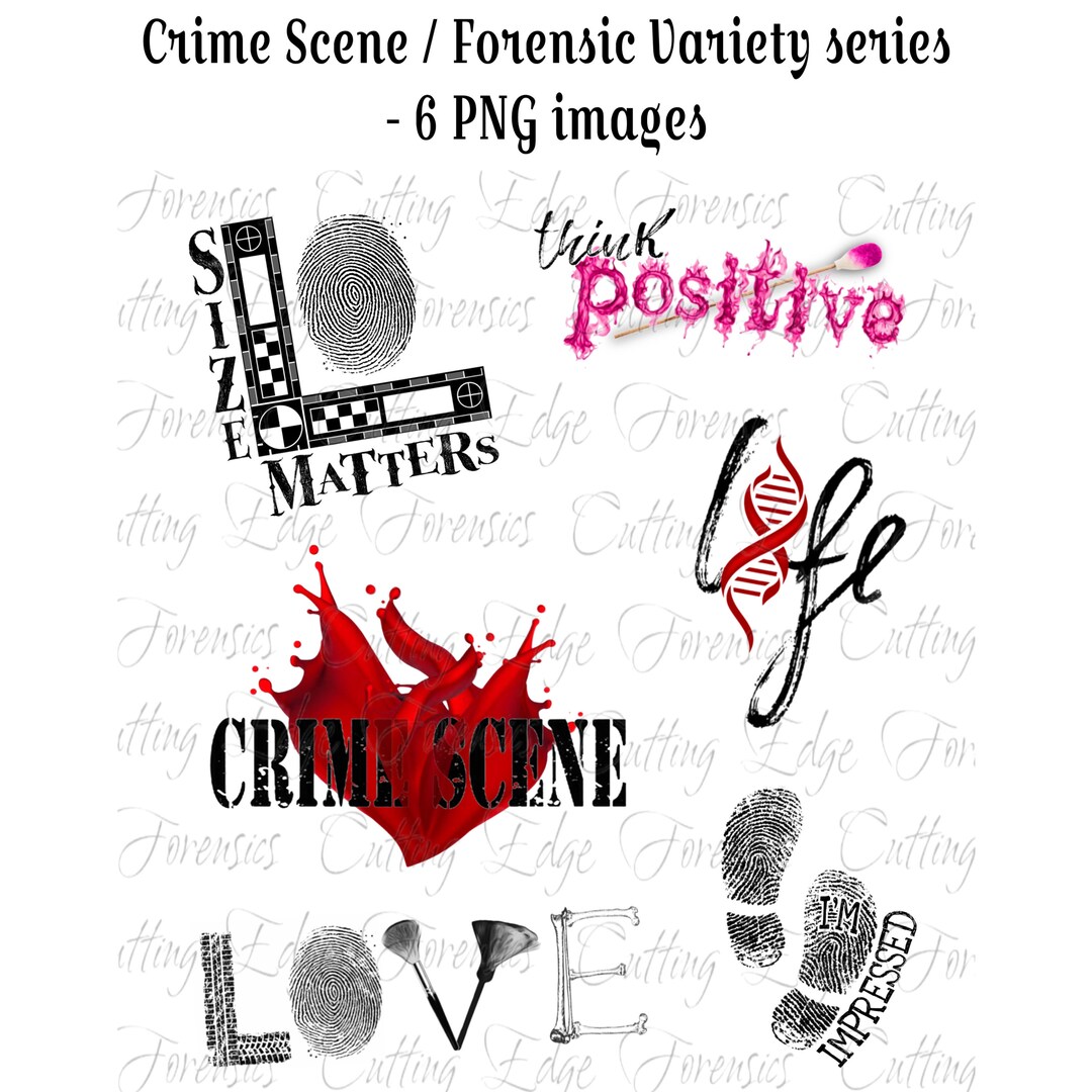 Crime Scene Forensics Variety Series / Fingerprints / DNA / Scales 6 ...