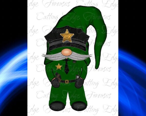 Sheriff Deputy Law Enforcement Gnome and Gnome Dog - Png/digital Files ...