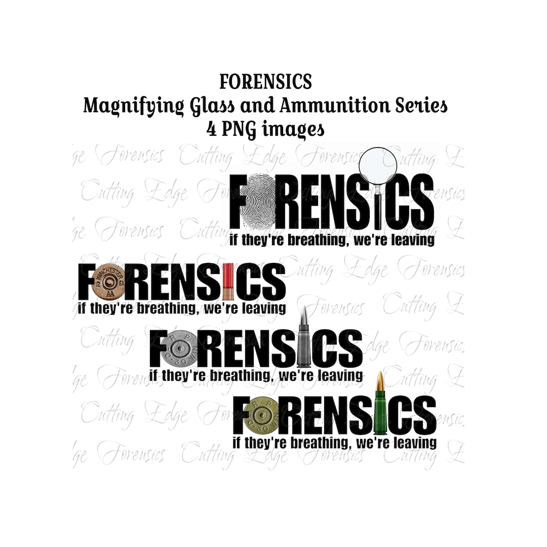 Forensics Clipart | Fingerprint, Shell Casings PNG Files (digital ...