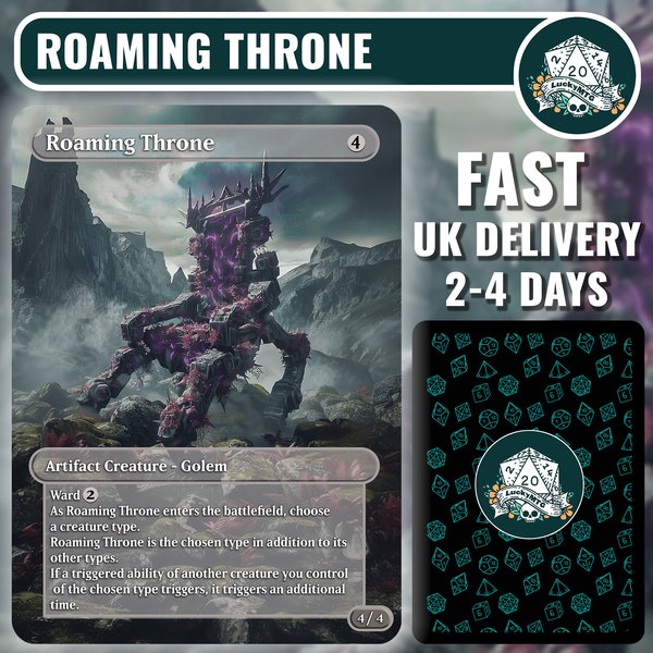 Mtg Proxies Roaming Throne - Etsy