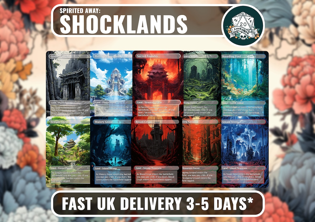 Spirited Away Style Shock Lands Play-test Proxies Fast UK Delivery - Etsy