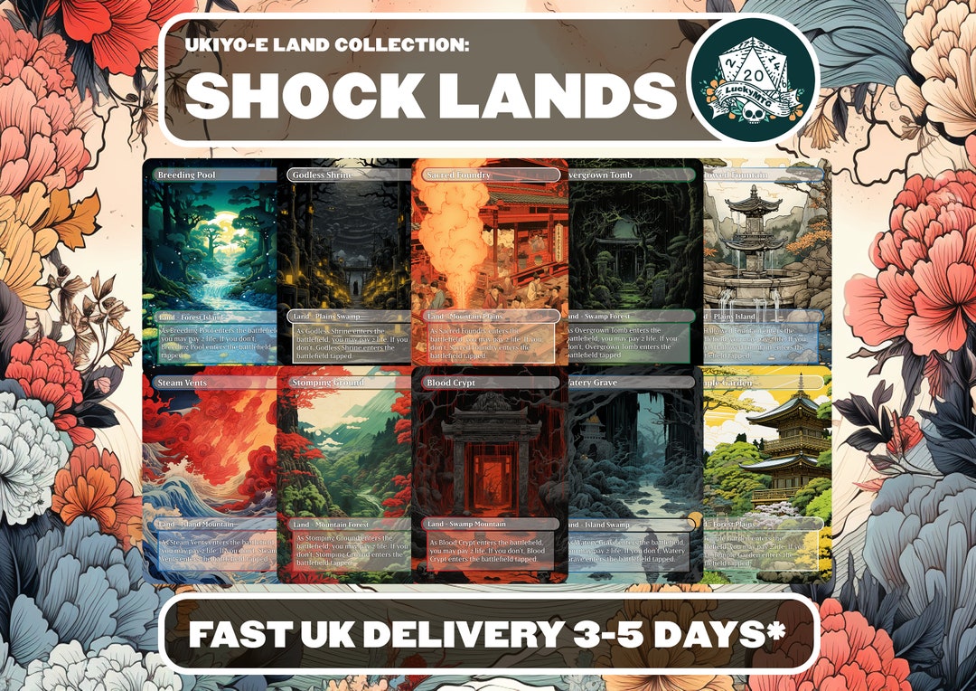Japanese Style Shock Lands Play-test Proxies Fast UK Delivery - Etsy UK