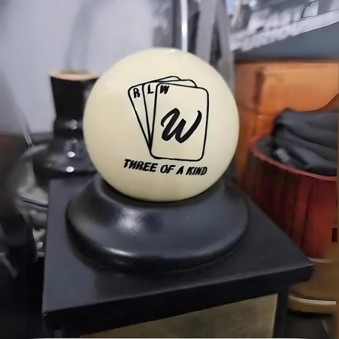 Custom Pool Ball Billiards Gift for Him Valentines Day Gift for Dad ...