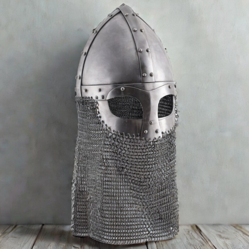 Cosplay Medieval Helmet Costume Viking Vendel Warrior Helmet With ...