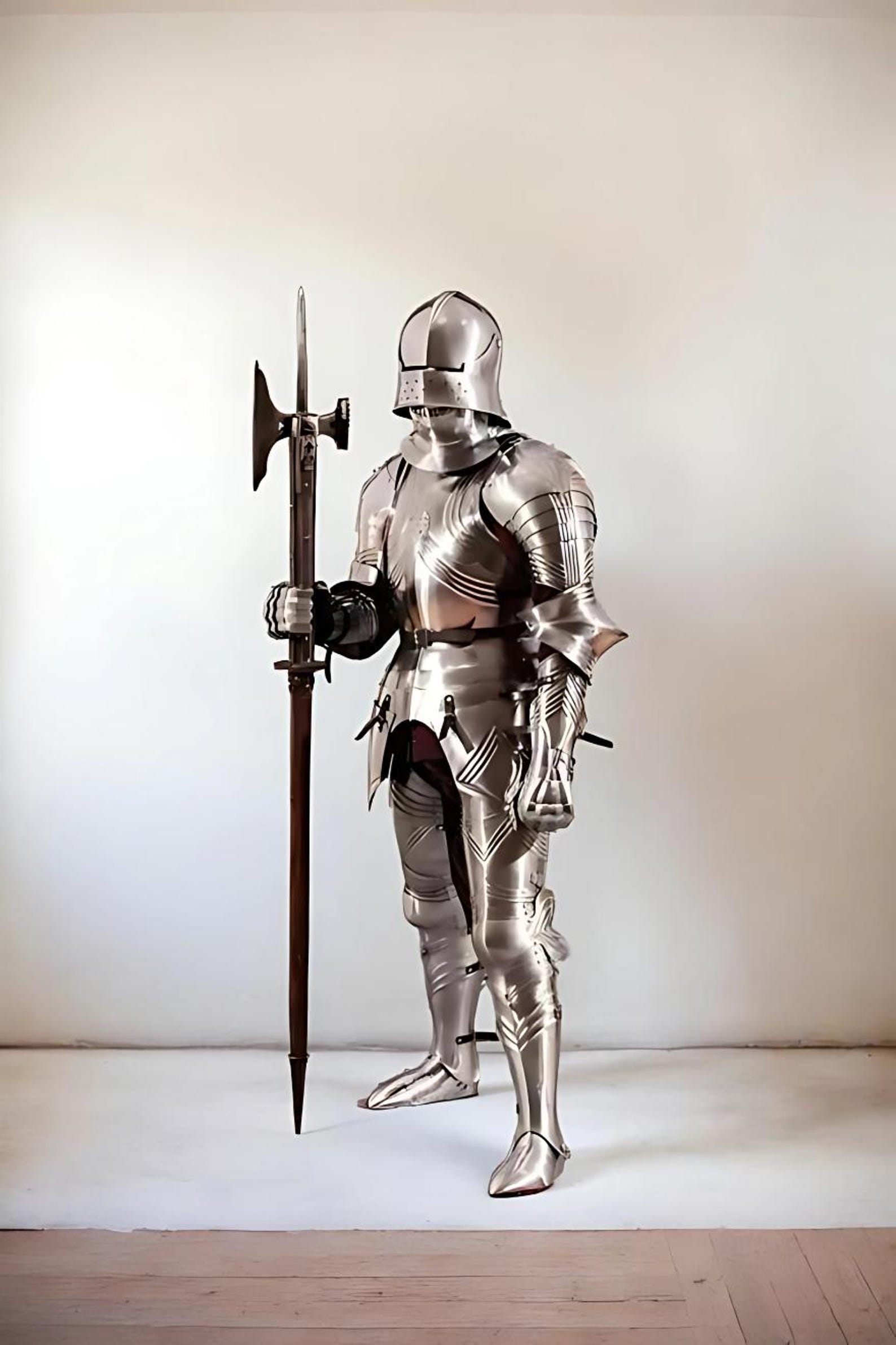 Medieval Gothic Knight Armor Crusader Combat Wearable Full Body Armor ...