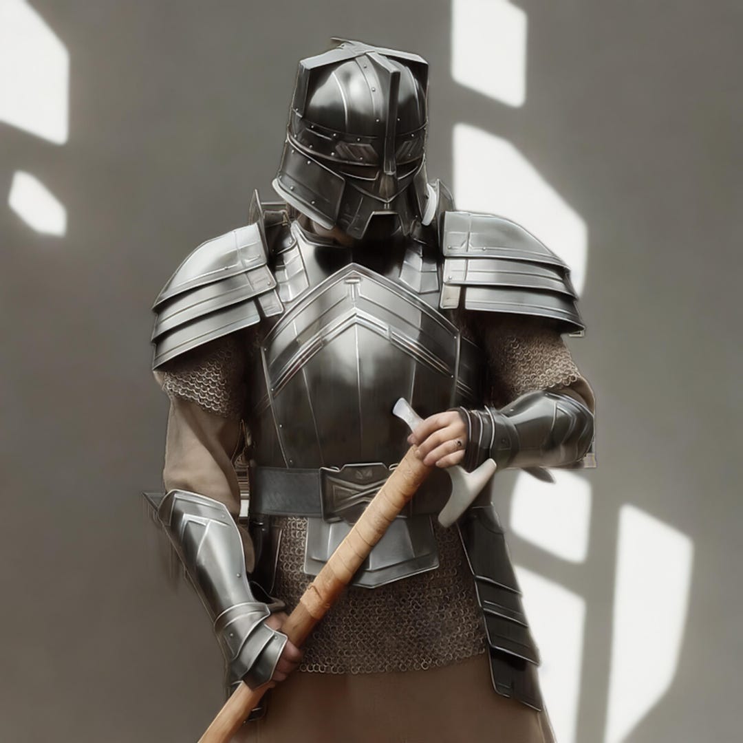 Medieval Armor Larp Warrior Kings Guard Half Body Armor Suit Knight ...