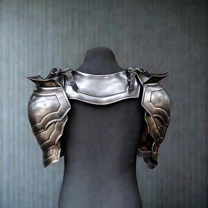 Medieval Shoulder Guard Armor Knight Larp Reenactment Halloween Prop ...