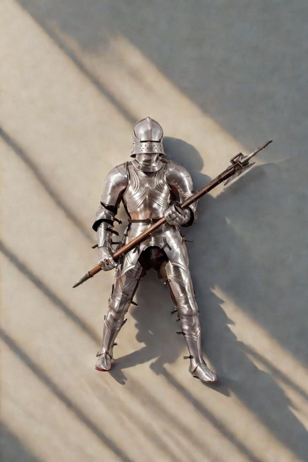 Medieval Gothic Knight Armor Crusader Combat Wearable Full Body Armor ...