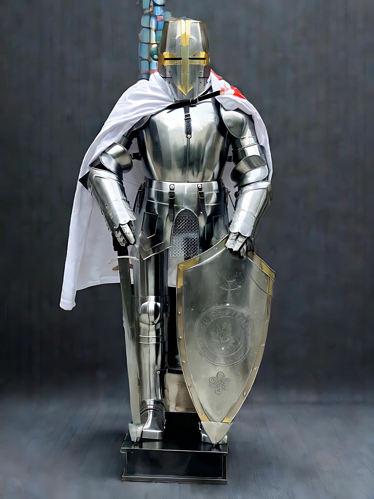 Medieval Wearable Costume Armor Knight Crusader Gothic Full Body Armour ...