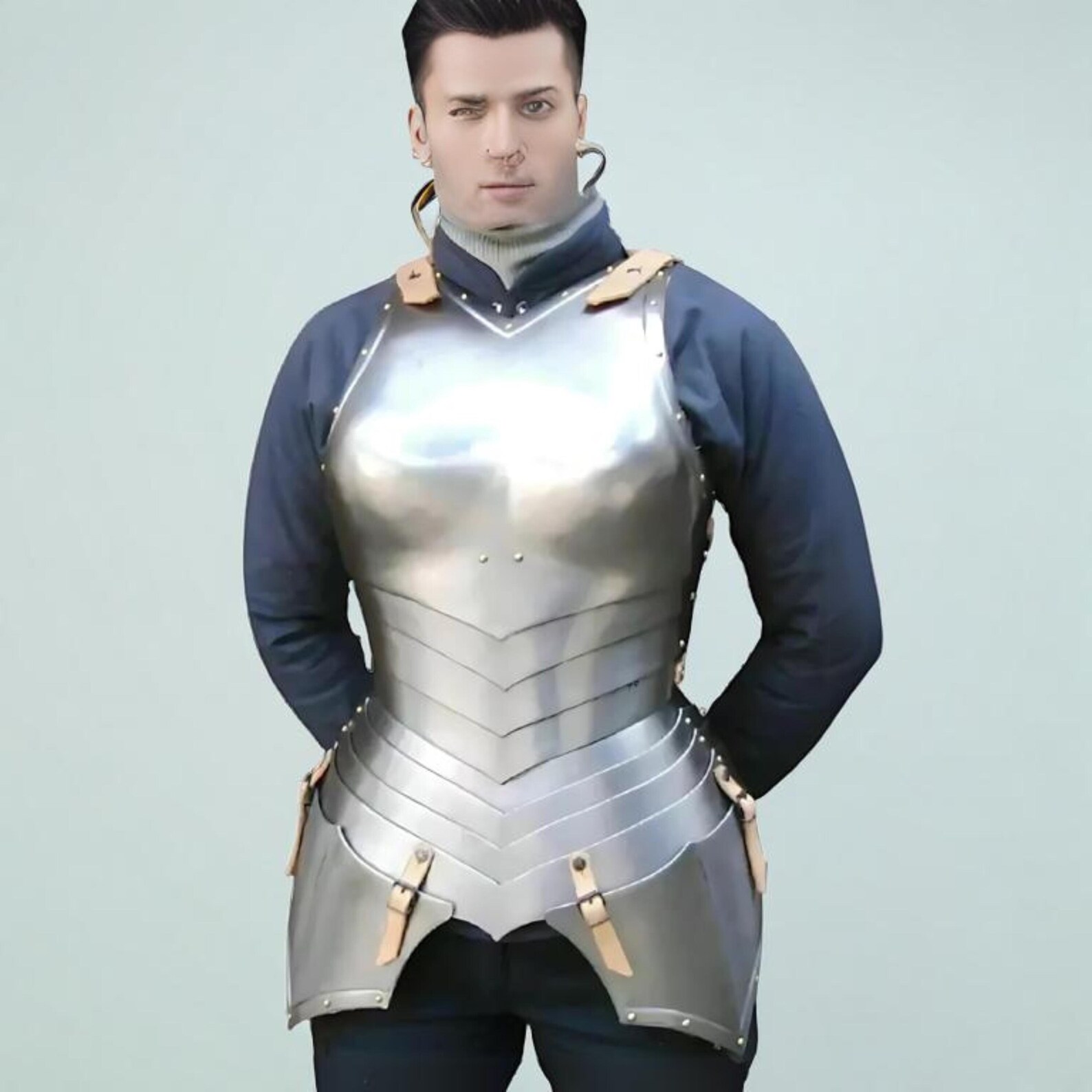 Medieval Armor Female Lady Cuirass Body Armor Halloween Gift Cosplay ...